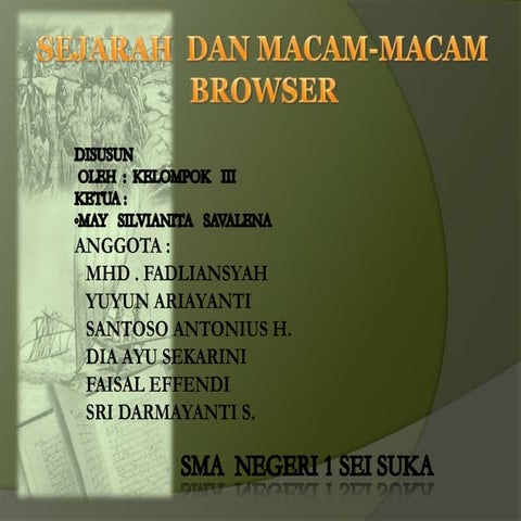 Macam macam browser (tugas tik) | PPTX