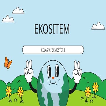 MACAM-MACAM EKOSISTEM KELAS 5 SEKOLAH DASAR | PPTX