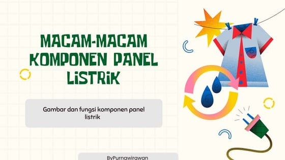 Slide Panel Instalasi Tenaga Listrik materi | PPT