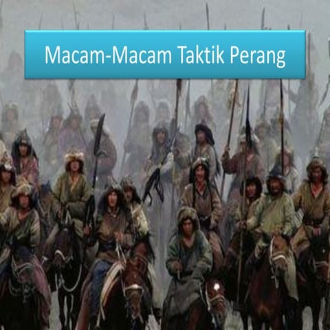 Macam-macam Taktik Perang yang digunakan (mata pelajaran sejarah SMA) | PDF