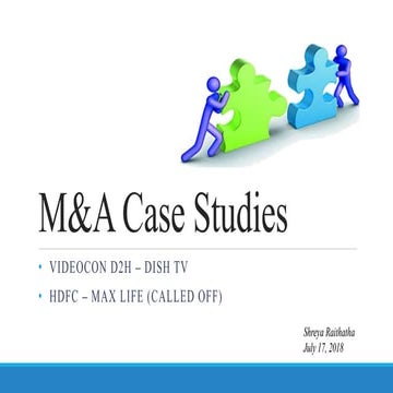 M&A Case Study | PPTX