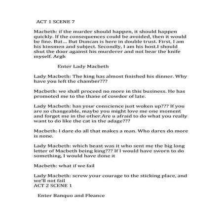 Plot Summary- Act 2, Scenes 1-2. Macbeth GCSE | PPTX