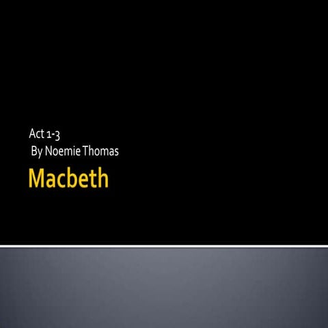Macbeth | PPT