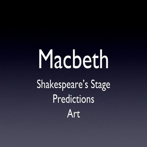 Macbeth | PPT