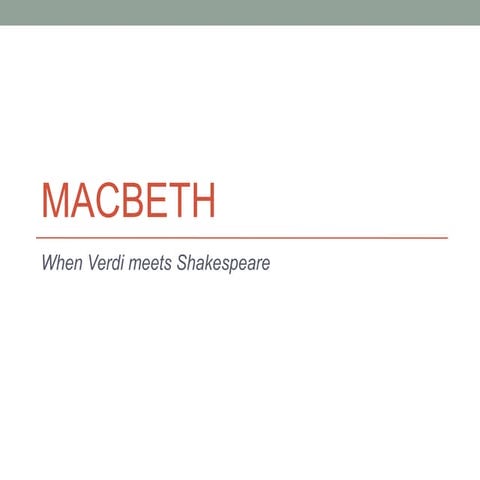 Macbeth | PPT