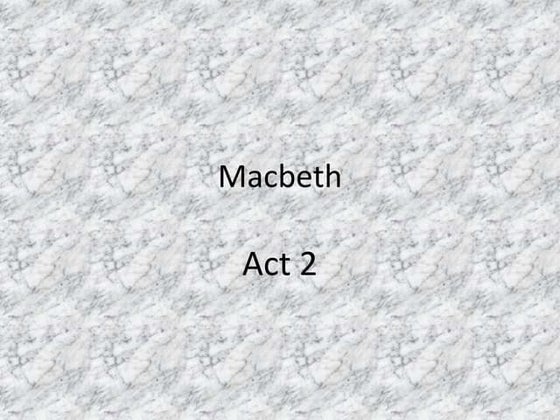 Macbeth Key Vocabulary | PDF