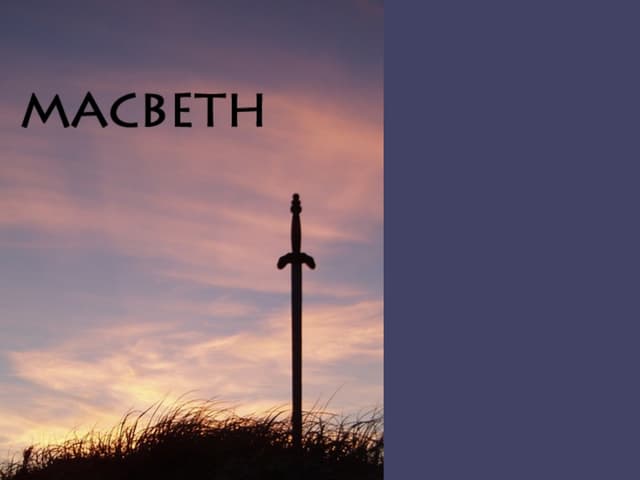 Shakespeare: Macbeth | PPTX