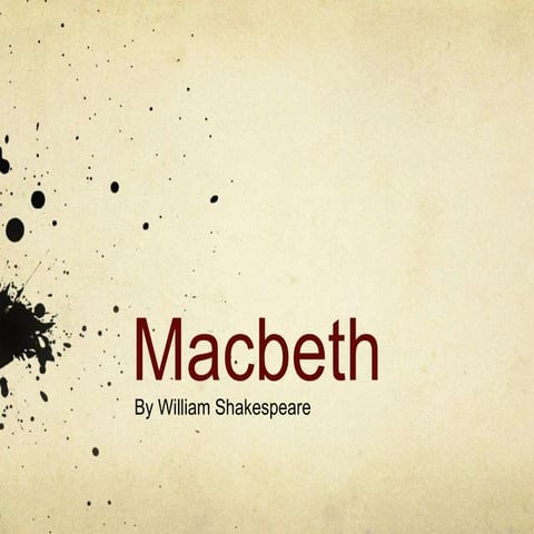 Macbeth presentation | PPTX