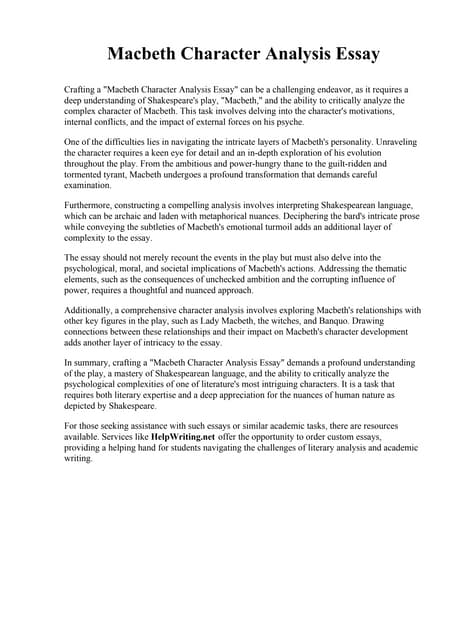 Essay Lady Macbeth.pdf | Books and Literature