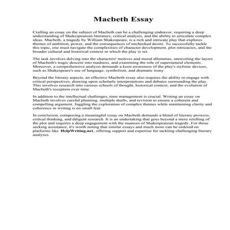 Essay About Lady Macbeth.pdf