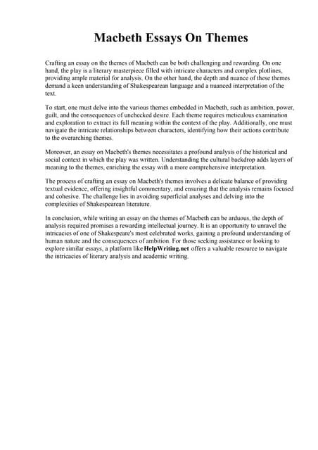Introduction To Macbeth Essay.pdf
