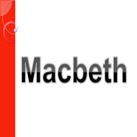 Macbeth Introduction | PPT