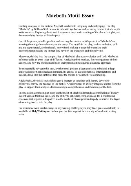 Macbeth Character Analysis Essay.pdf