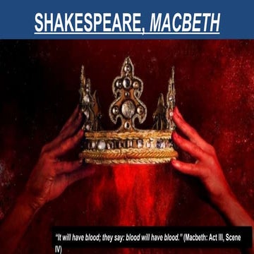 Macbeth play - analysis .pptx english lit | PPTX