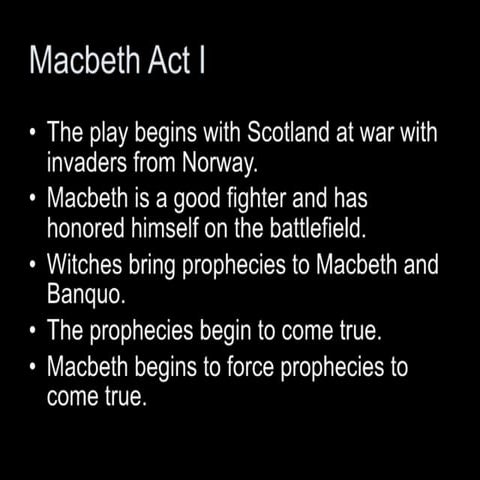 Macbeth Presentation | PDF