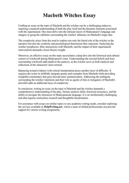 Essay Lady Macbeth.pdf | Books and Literature