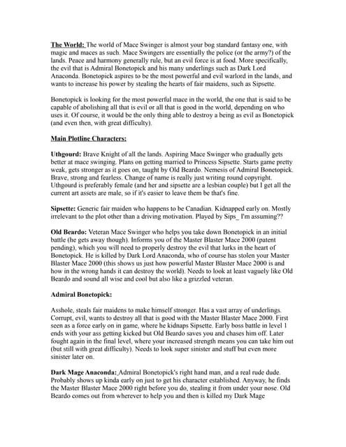 Mace swinger sidequests | PDF