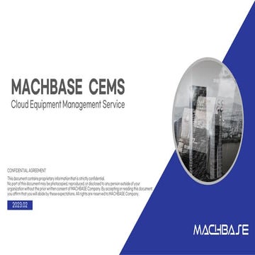 Machbase_CEMS | PPT