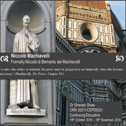 Machiavelli | PPTX