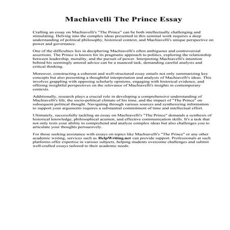 Machiavelli The Prince Essay.pdf