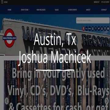 Indie Artist Opportunities at Waterloo Records | PPT