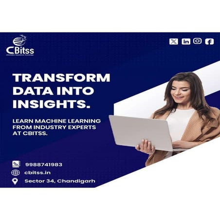 Best Machine Learning Training Institute in Chandigarh | CBITSS | PDF