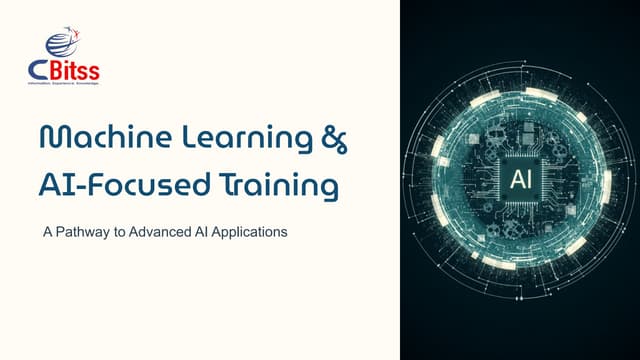 Master Machine Learning And Ai With Cbitss Institute Expert Training