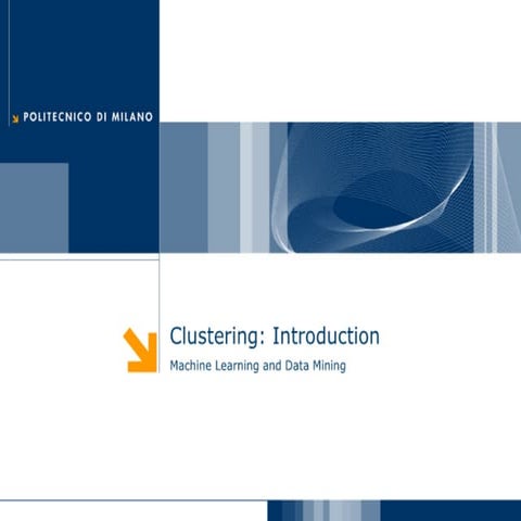 Machine Learning And Data Mining 06 Clustering Introduction Ppt 