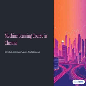 AI and ML Certfication Courses in Chennai | PDF