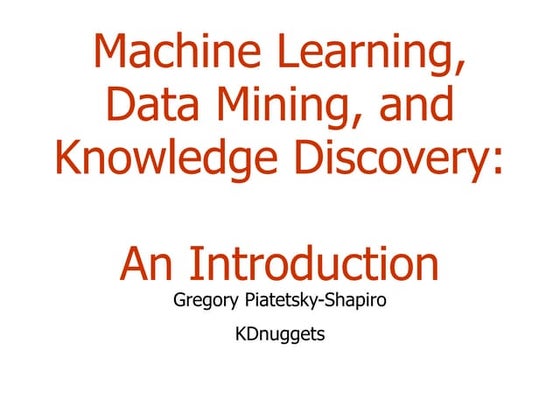the machine learning in artificial intelligence | PPT