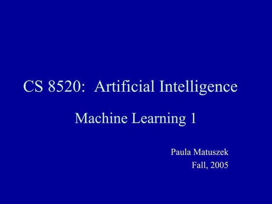 Machine Learning Algorithms Pptx Artificial Intelligence Technology And Computing