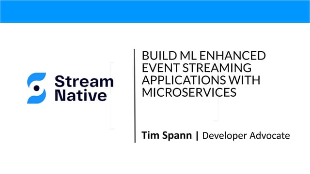 Machine Intelligence Guild Build Ml Enhanced Event Streaming Applications With Java And Python