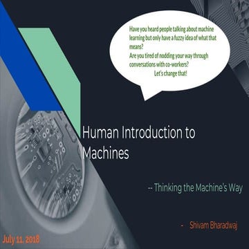 Introduction To Machine Learning | PPTX