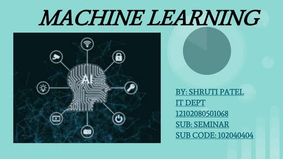 Machine Learning | PPTX