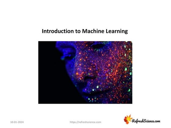 Machine Learning ppt.pptx | Technology Industry | Industries