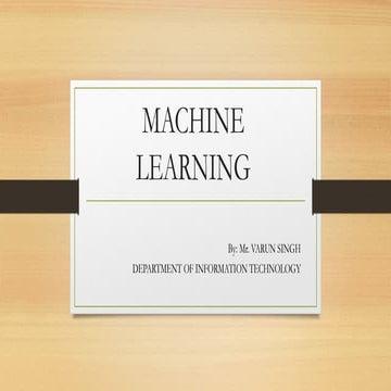 MACHINE LEARNING OR M.l Presentation.pdf