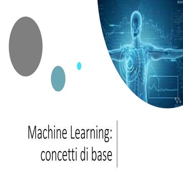 Machine learning concetti di base | PPTX