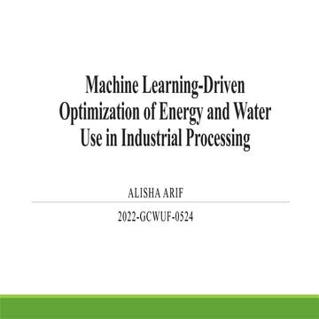 Predicting energy demand using machine learning | PPTX