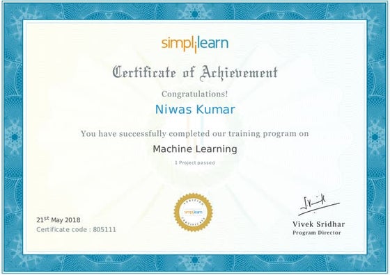Python certificate | PPT