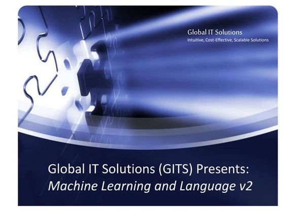 Machine Learning and Languge | PPT