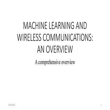 Machine Learning and Wireless Communications - An Introduction.pptx