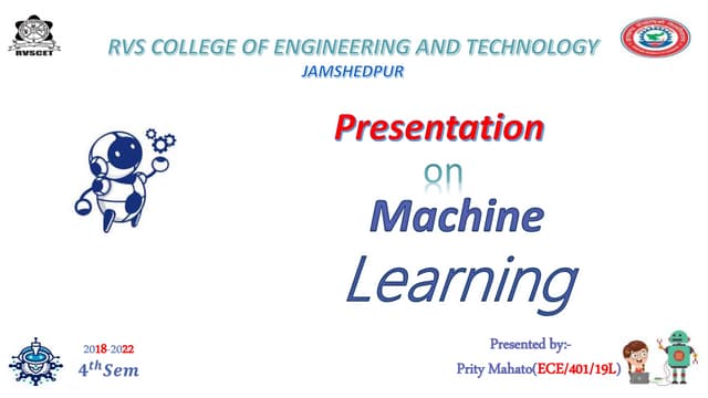 Machine learning seminar ppt | PPTX