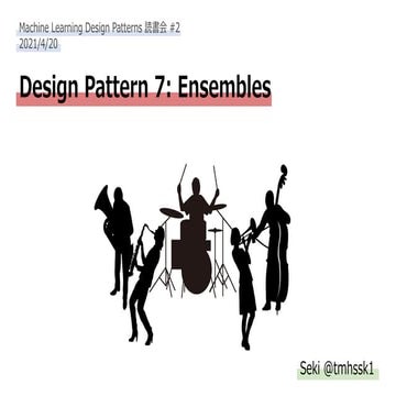 Machine learning design pattern ensambles | PPT