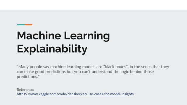 Machine Learning Explainabilitypptx