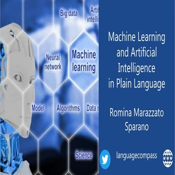 Artificial Intelligence and Machine learning in Plain Language | PPT