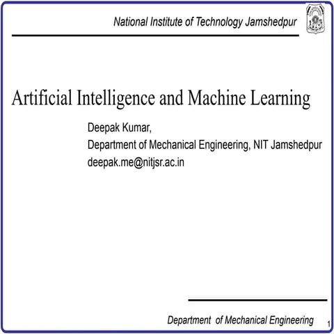 Machine Learning Lecture Number Six Pptx