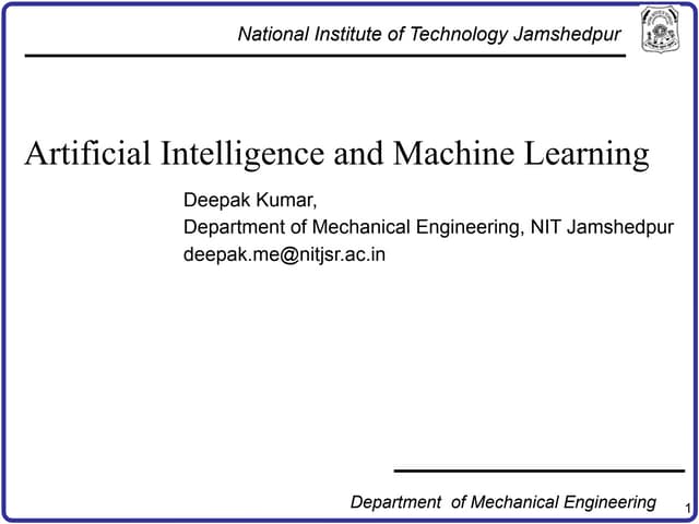 Machine Learning Lecture Number Six Pptx
