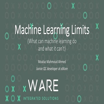 Machine learning limits (What can Machine Learning do and what it can't ...