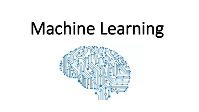 Machine learning | PPT