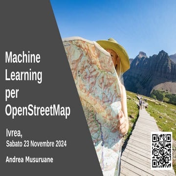 Machine learning per OSM (OpenStreetMap) | PPT